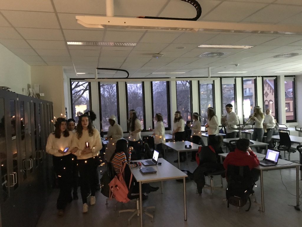 Luciafeiring på Sofienberg